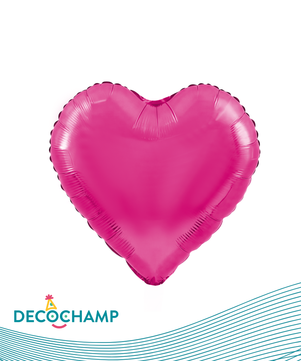 DecoHeart 36" Hot Pink (50 Units per case) — Decochamp