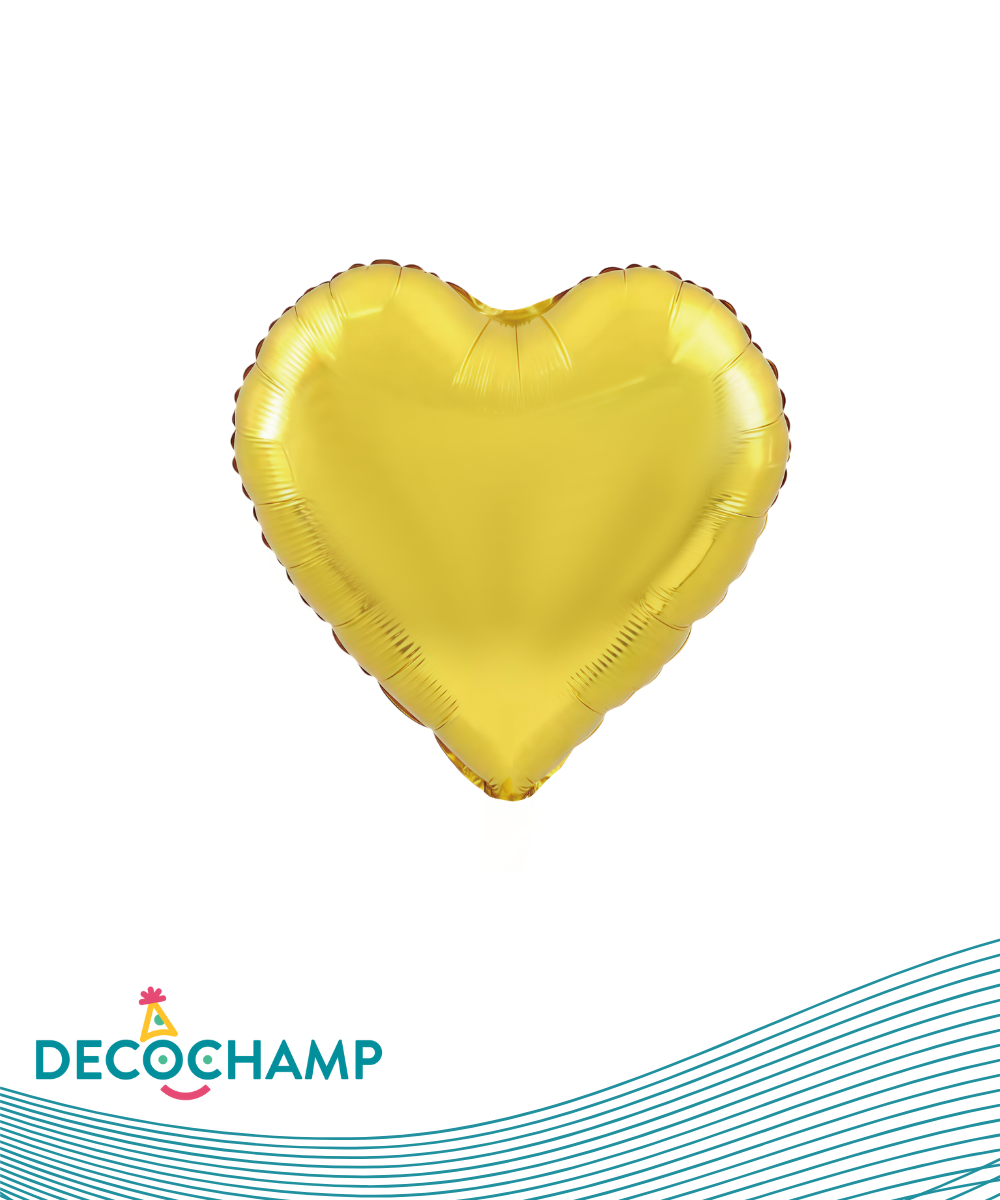DecoHeart 24"Gold (50 Units per case) — Decochamp